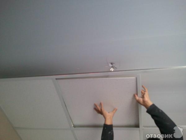 Отзыв о Подвесной потолок "Армстронг" | Легкий монтаж потолка Армстронг